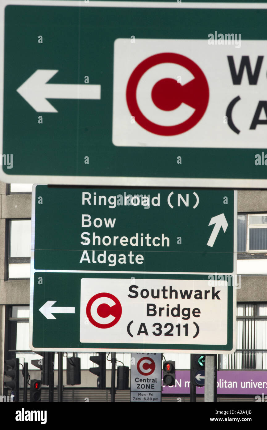 Congestion charge signs hi-res stock photography and images - Alamy Congestion charge signs hi-res stock photography and images - Alamy