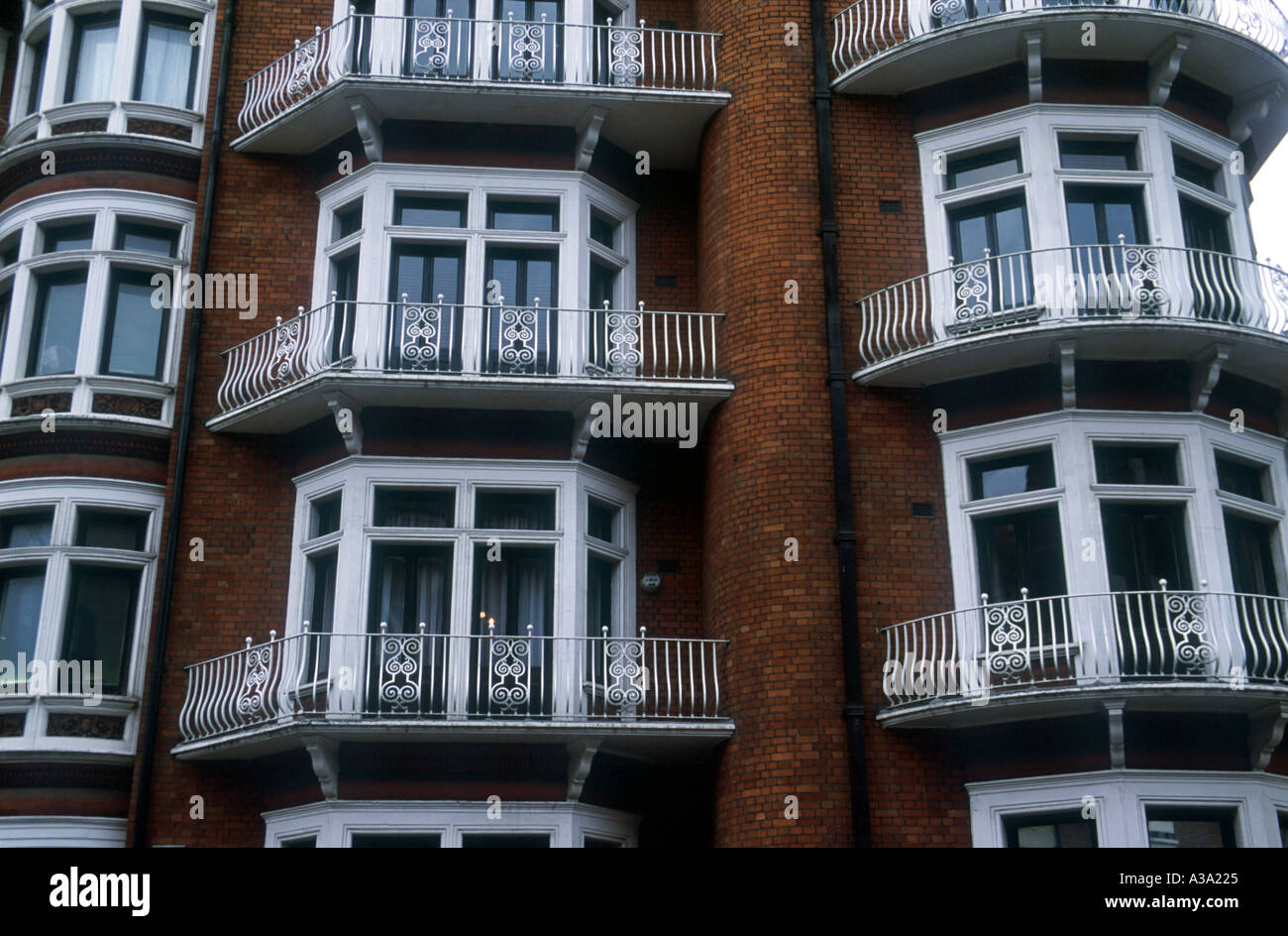 March 15th 2002 Embassy buildings in central London England Stock Photo ...