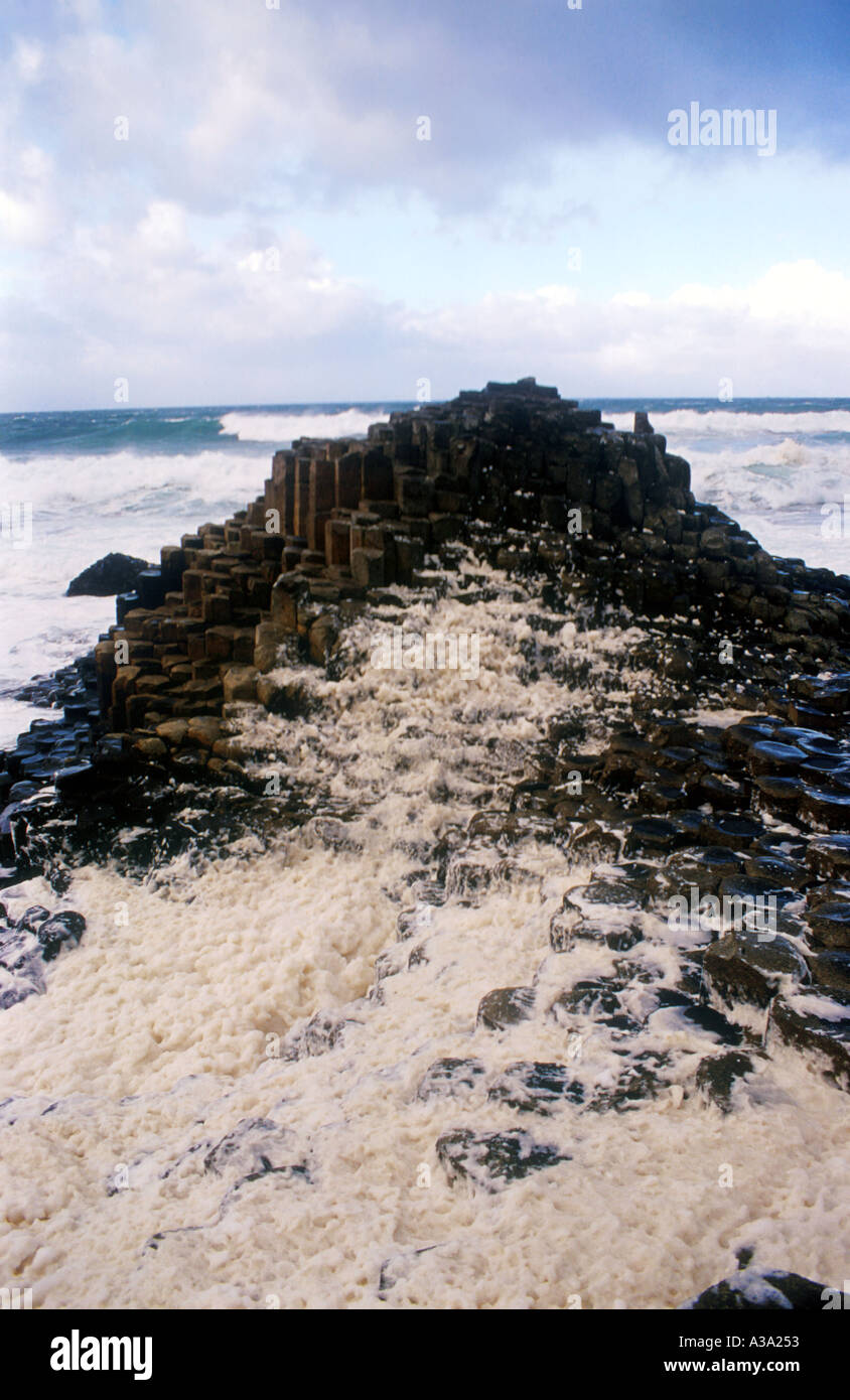 March 2001 Giant s Causeway Antrim Northern Ireland The Causeway become ...