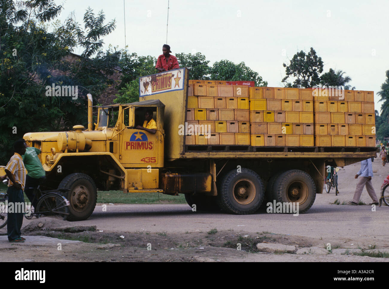 primus beer lorry kisangani Stock Photo - Alamy