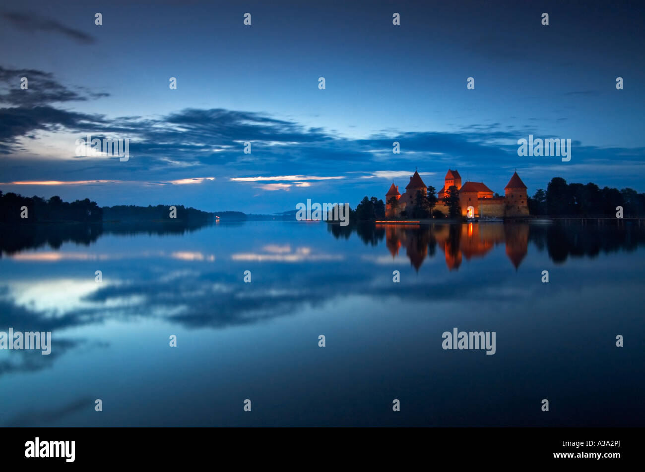 Trakai Castle a must see sightseeng place in Lithuania Stock Photo - Alamy