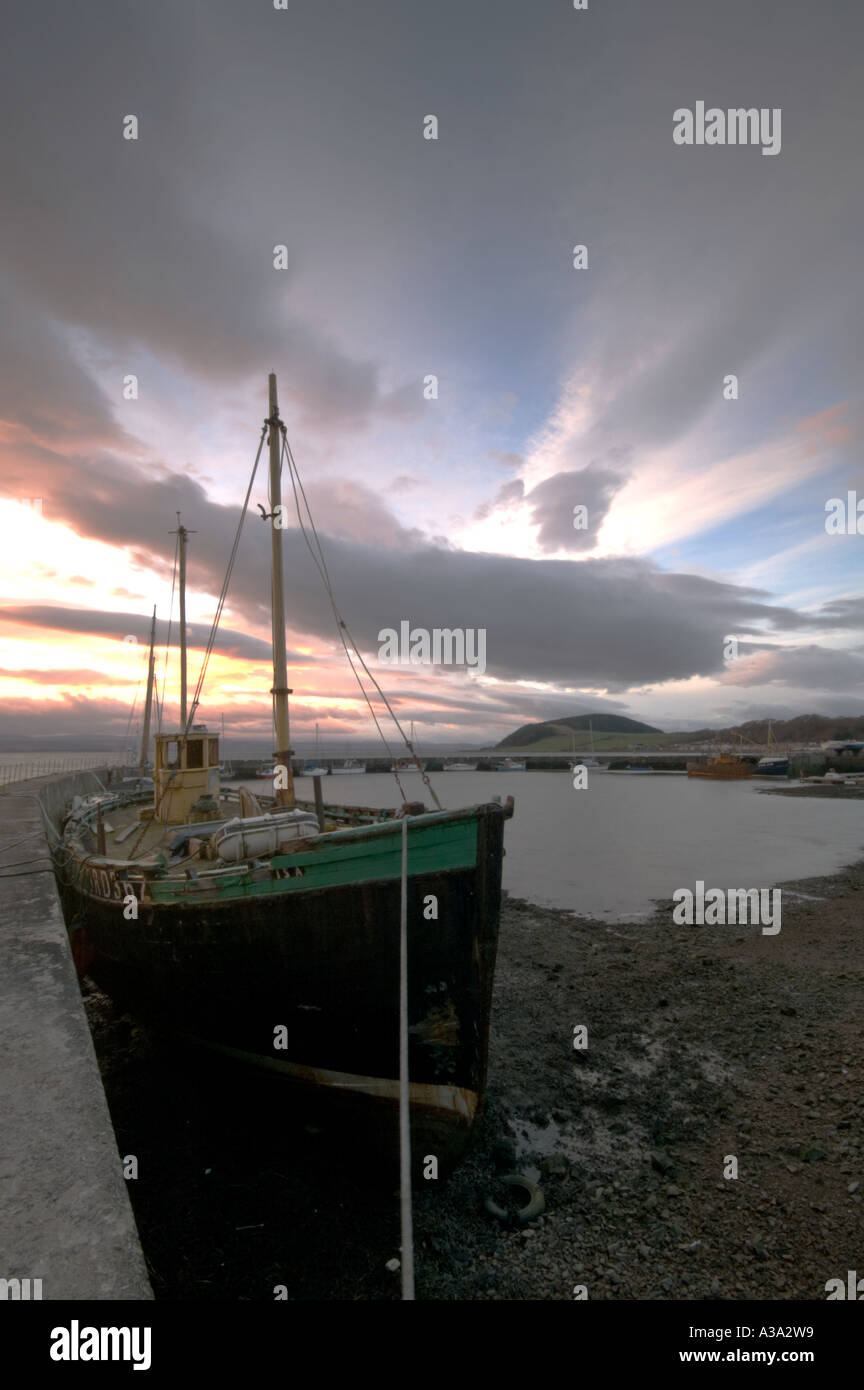 Sunrise at Avoch harbour. Invernessshire. Scotland Stock Photo - Alamy