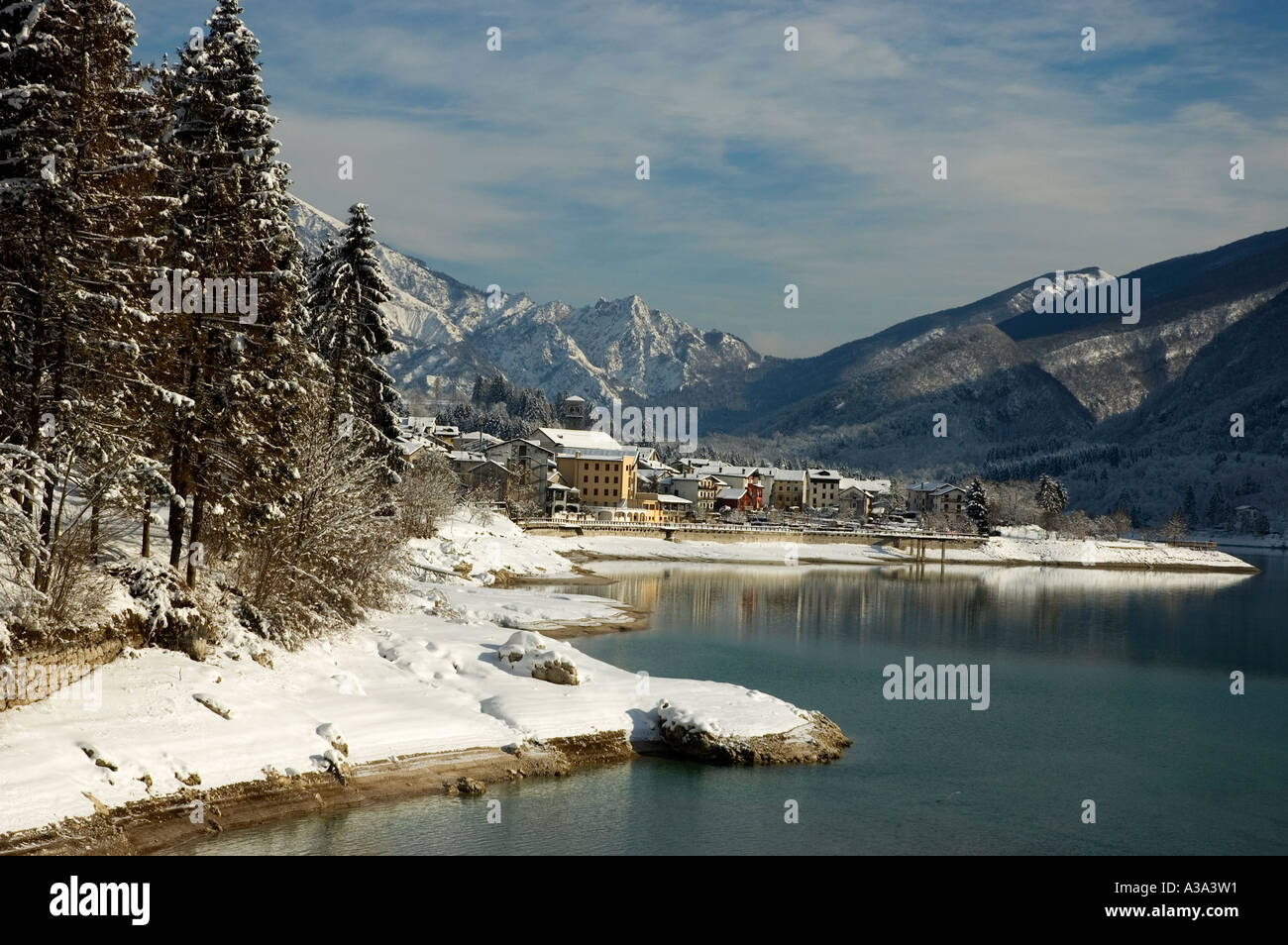 Barcis lake - region of friuli venezia giulia - pordenone - italy Stock ...