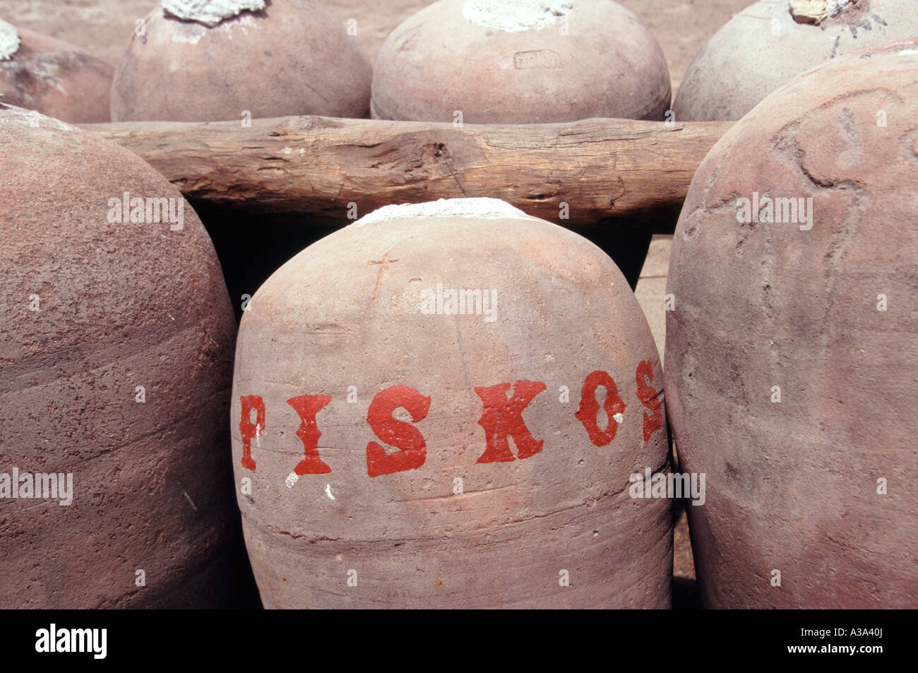 Pisco fermentation - Ica, PERU Stock Photo - Alamy