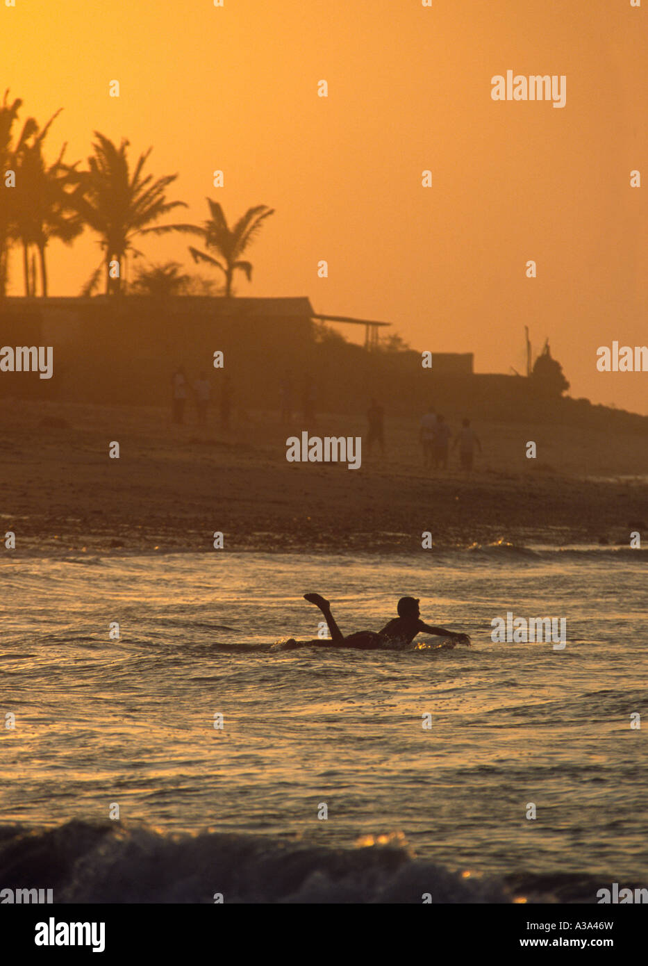 Surfing - Mancora, Piura, PERU Stock Photo - Alamy