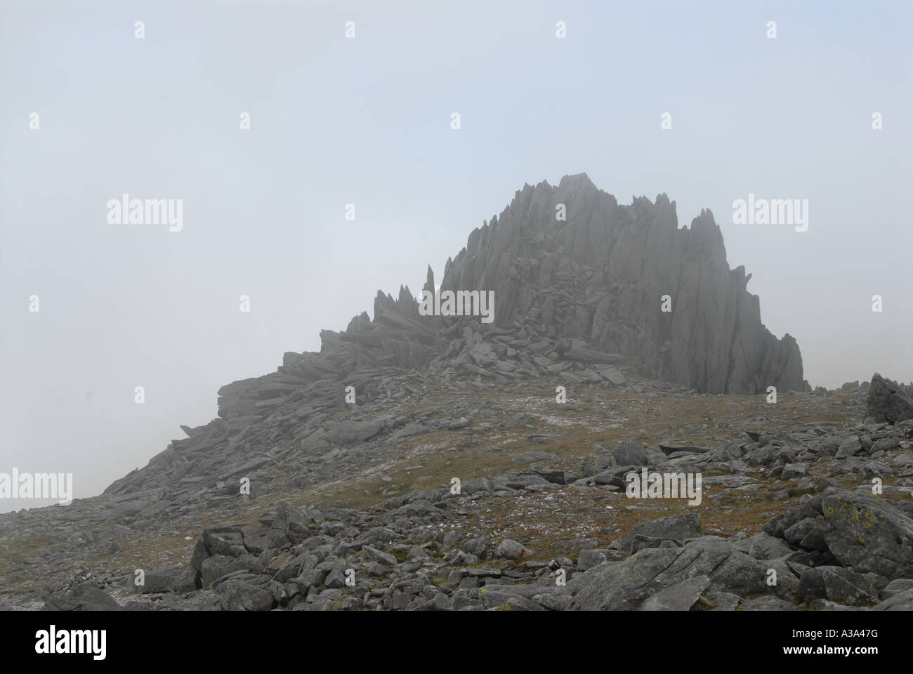 Rocks Y Glyderau The Glyders Snowdonia North West Wales Stock Photo - Alamy