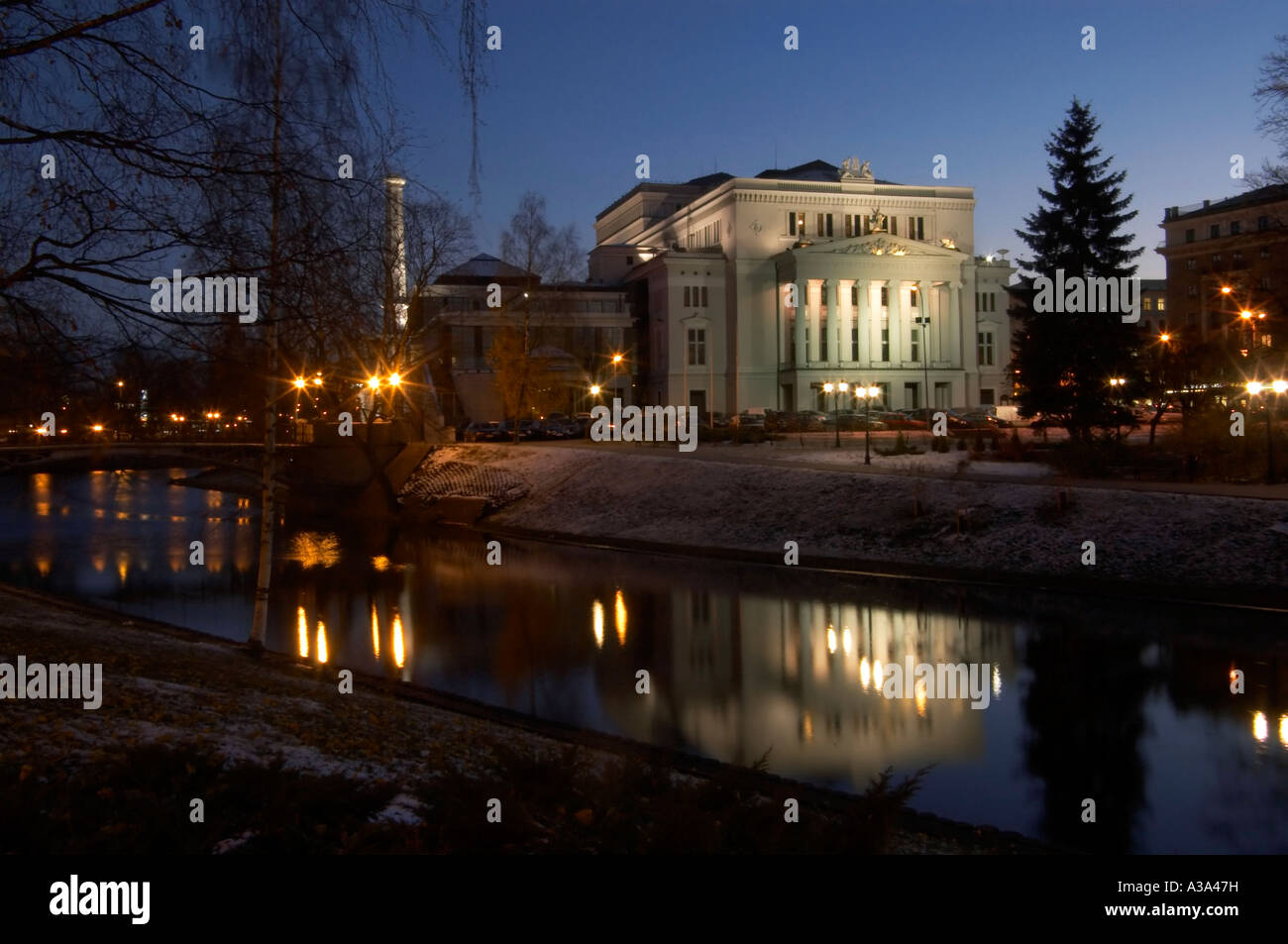 National Opera House of Latvia Stock Photo - Alamy