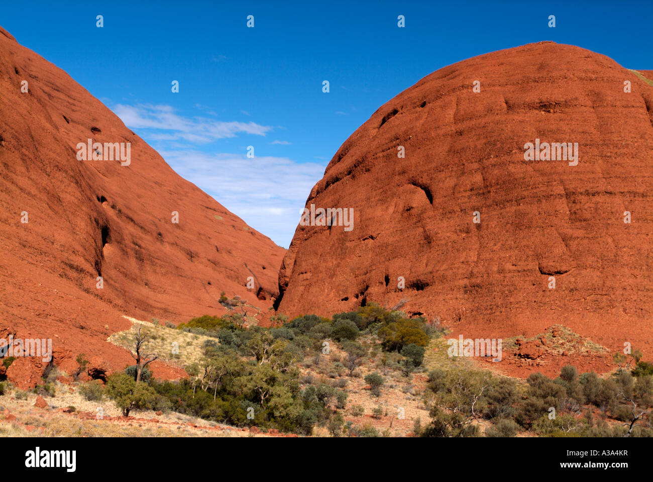 Round domes known as Kata Tjuta or The Olgas in Uluru Kata Tjuta ...