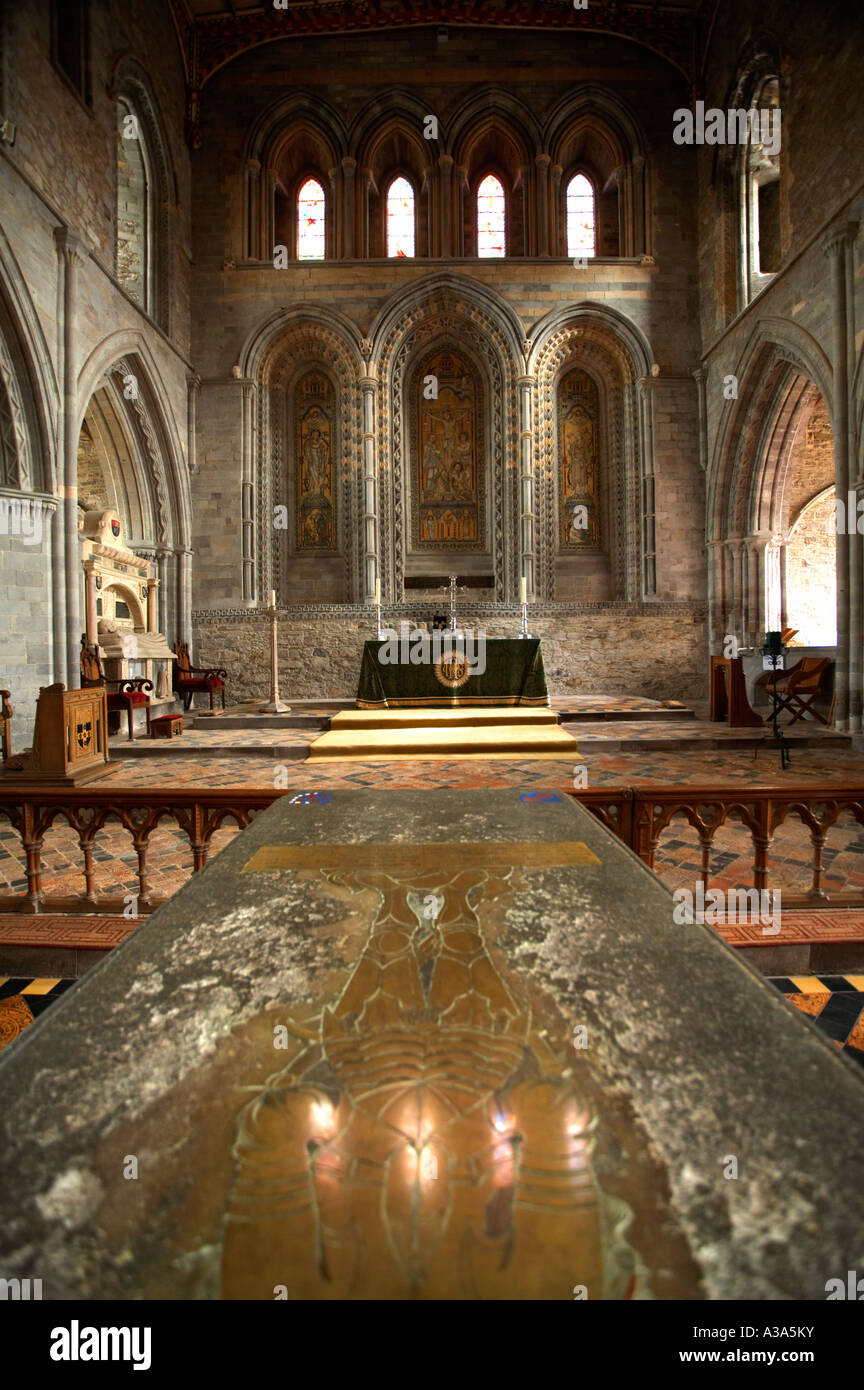 Interior St David s Cathedral Pembrokeshire West Wales Stock Photo - Alamy