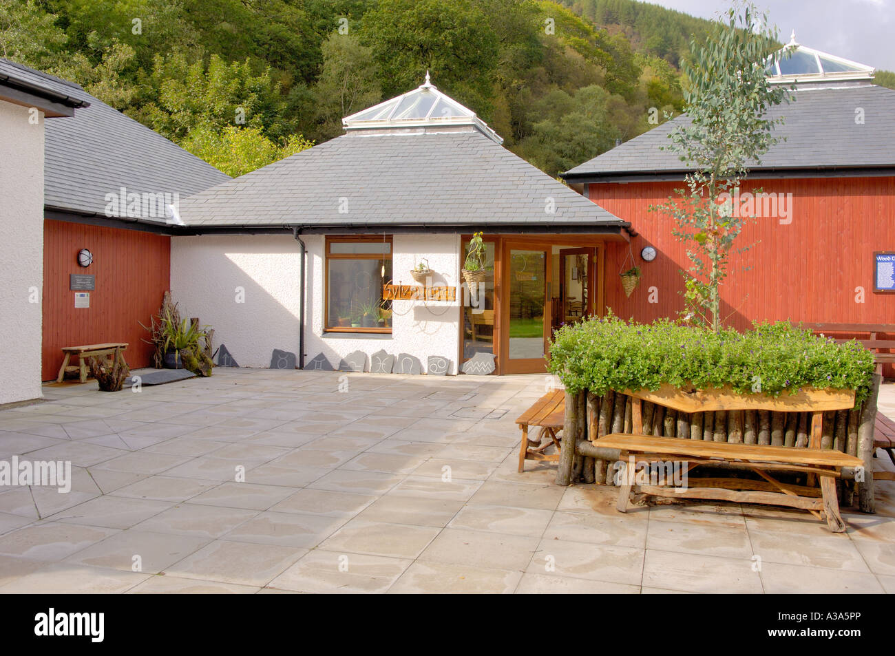 New Units Corris Craft Centre North West Wales Stock Photo - Alamy