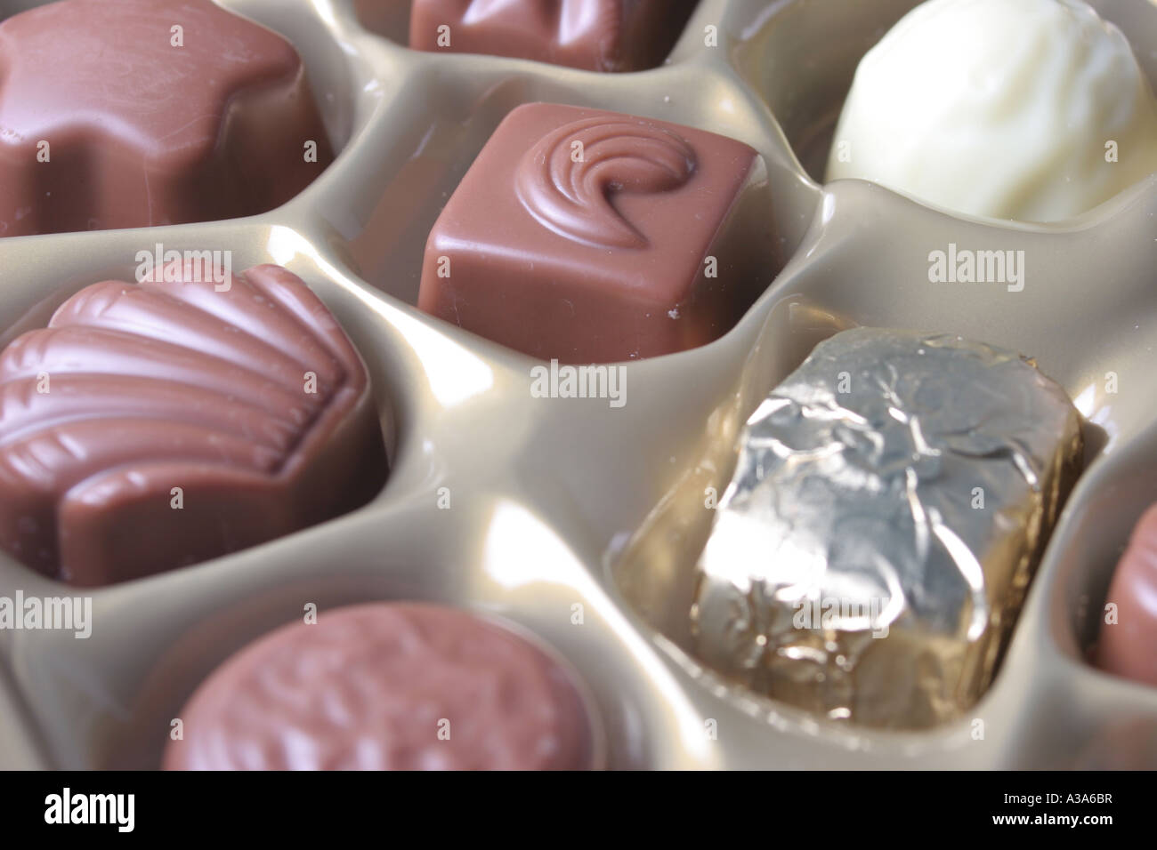 Box of chocolates Stock Photo - Alamy