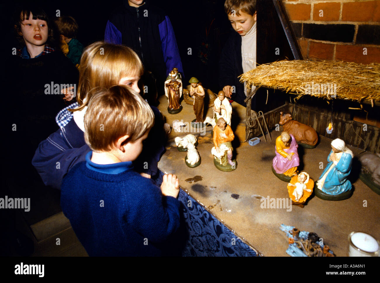 Cribservice St Dunstan's Anglican Church Stock Photo - Alamy
