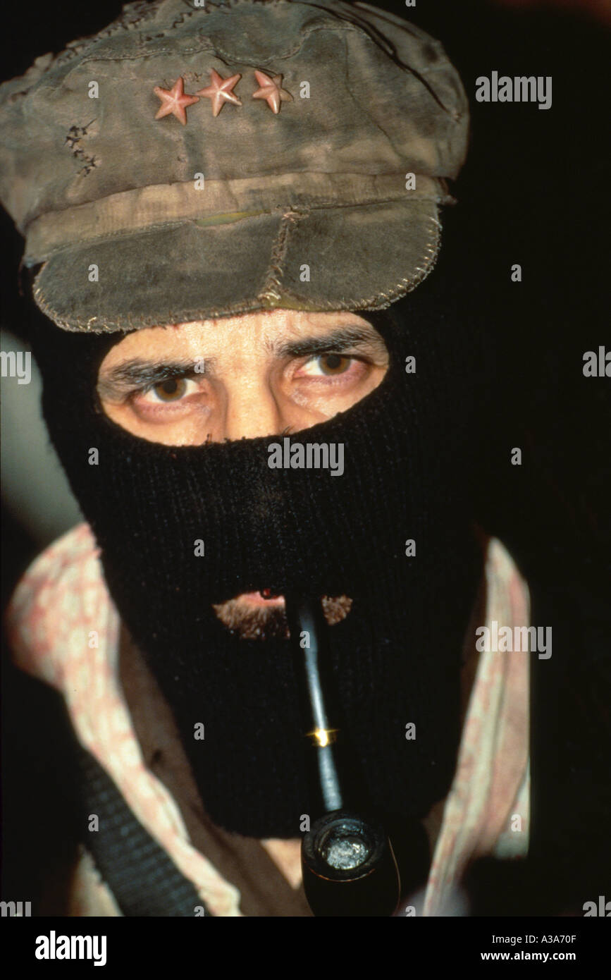 Subcomandante Marcos leader of the EZLN Chiapas Mexico Stock Photo - Alamy