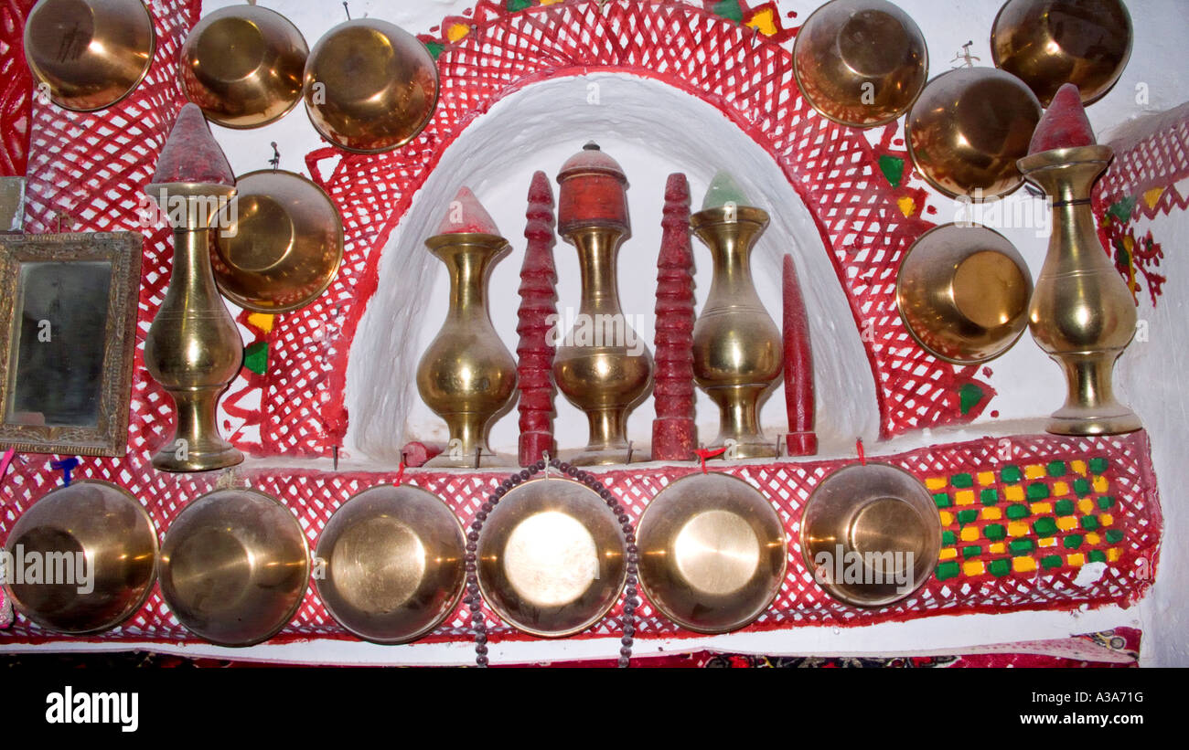 Interior decoration of a house in Ghadames Old Town Libya Stock Photo ...
