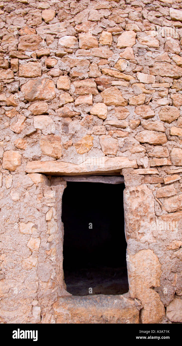 Detail of a hillside fortified Berber village Libya Stock Photo - Alamy