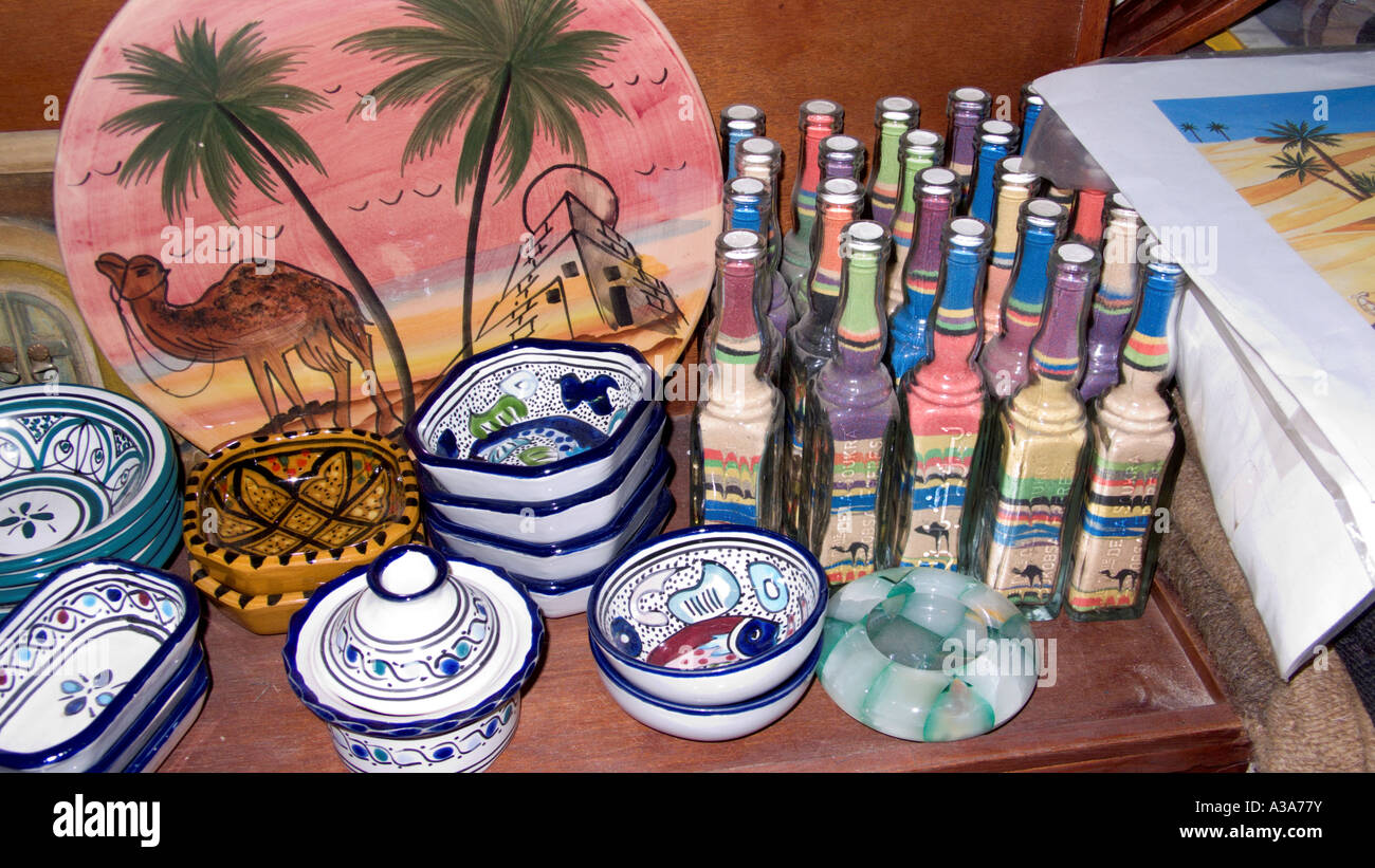 Souvenirs for sale at the tourist souk Tripoli Libya Stock Photo - Alamy