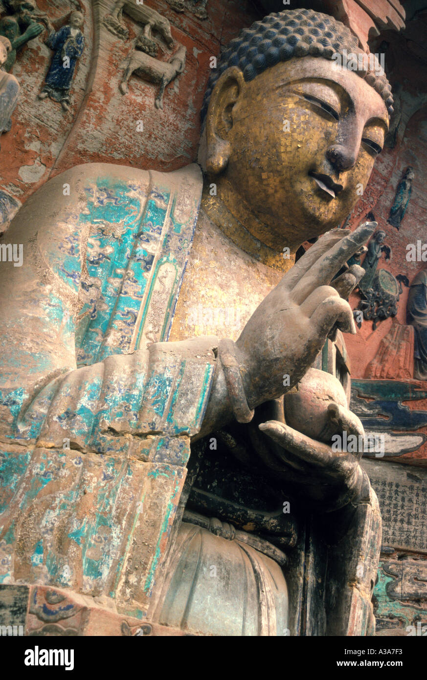 Buddhist Cave Carvings Dazu Sichuan High Resolution Stock Photography ...