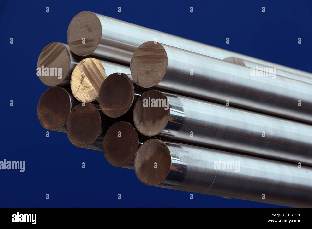 A bundle high grade steel parts Stock Photo - Alamy