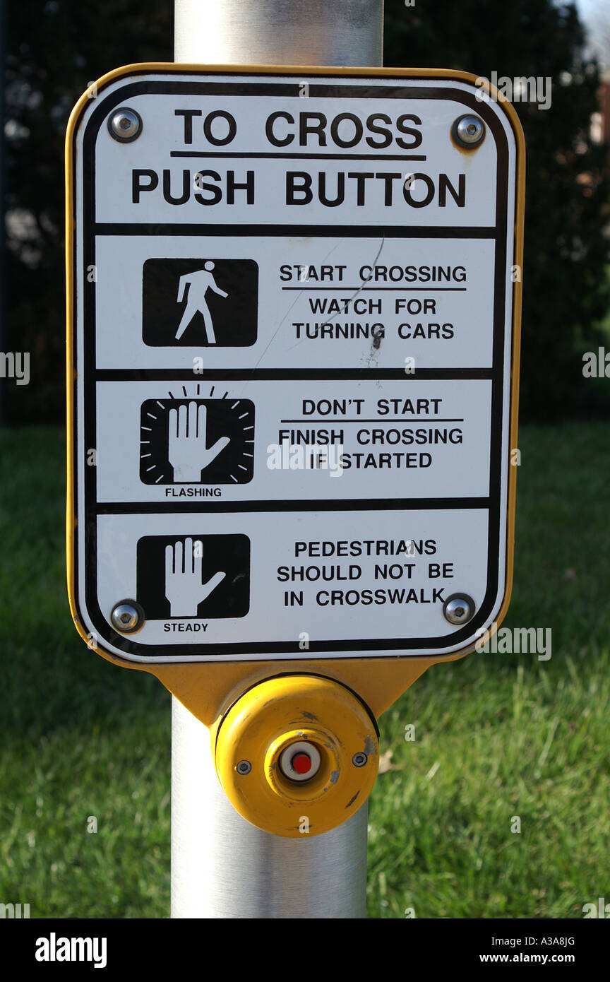 Push Button Sign
