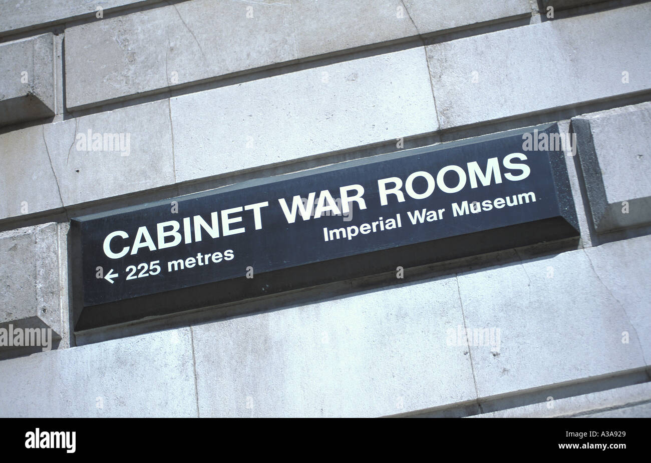 Cabinet War Rooms Sign London England Stock Photo - Alamy