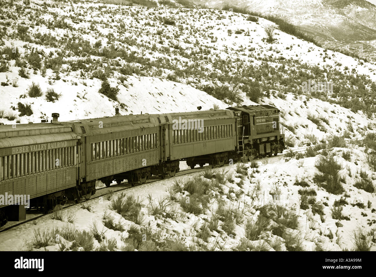 Heber Creeper train, Utah Stock Photo - Alamy