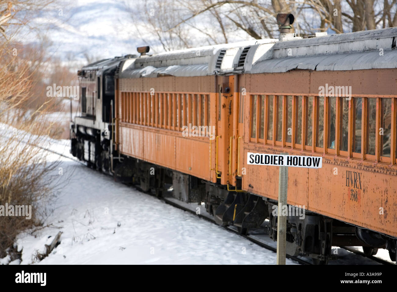 Heber Creeper train, Utah Stock Photo - Alamy