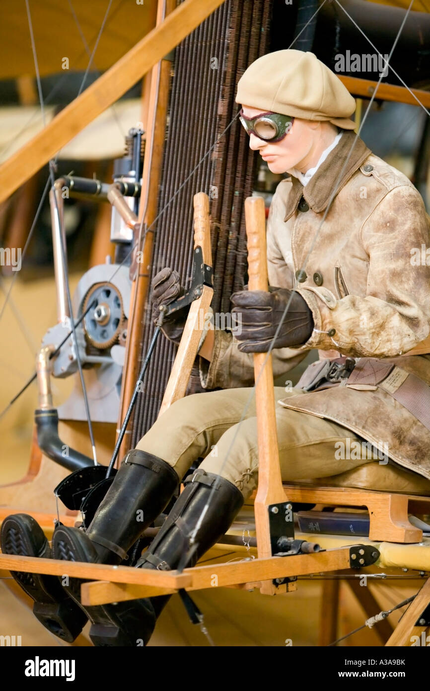 Wright Brothers flier, pilot Stock Photo - Alamy