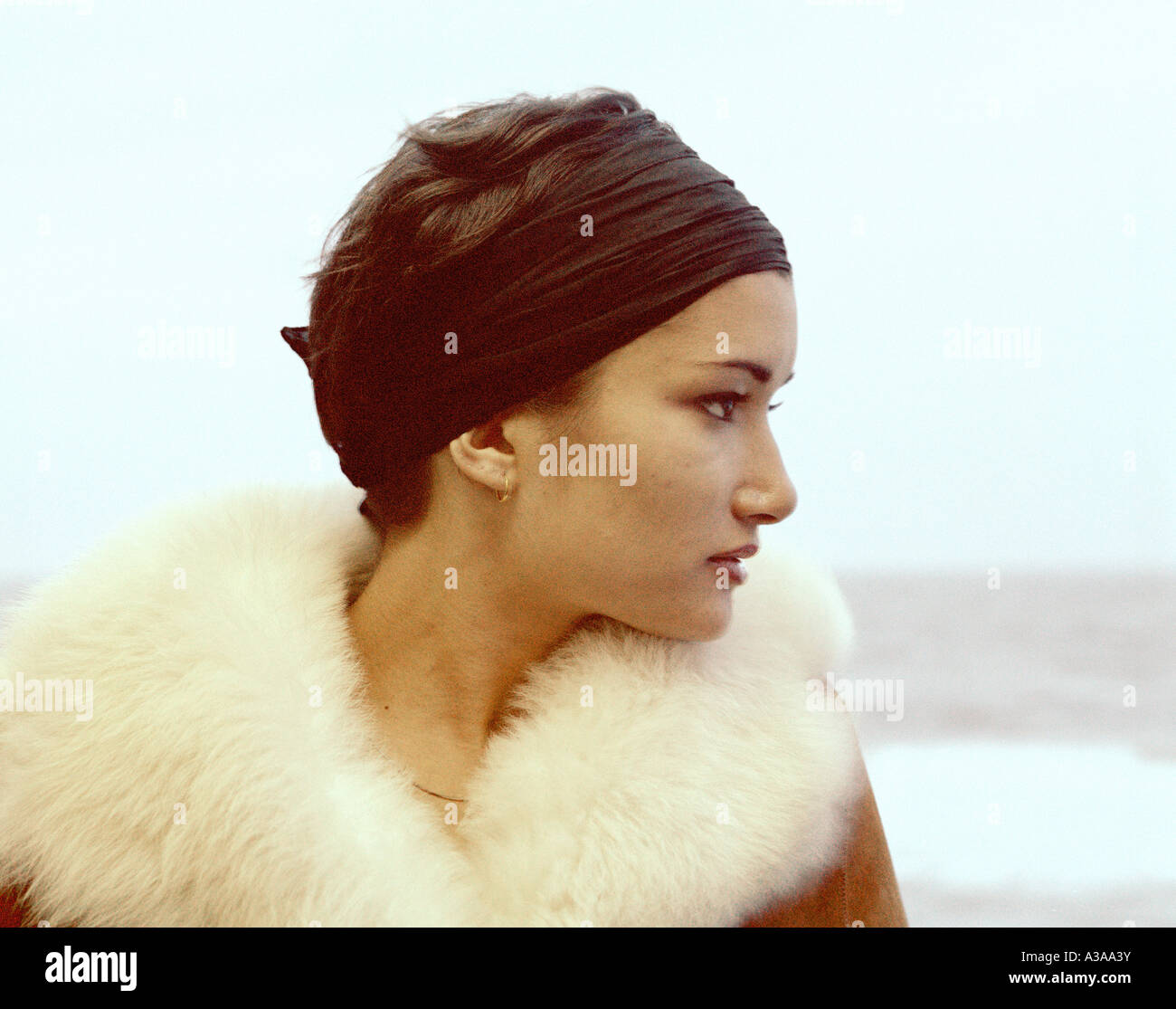swedish/indian woman's profile Stock Photo - Alamy