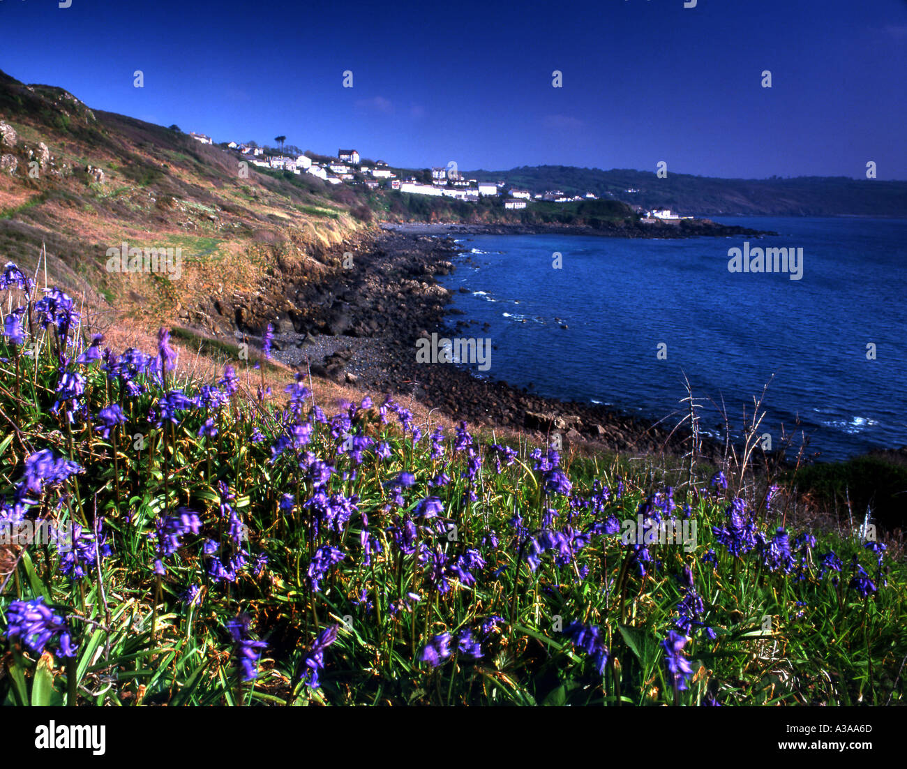 Coverack bay Cornwall Stock Photo - Alamy