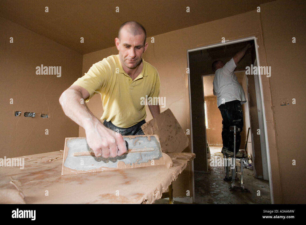 Plaster float hi-res stock photography and images - Alamy