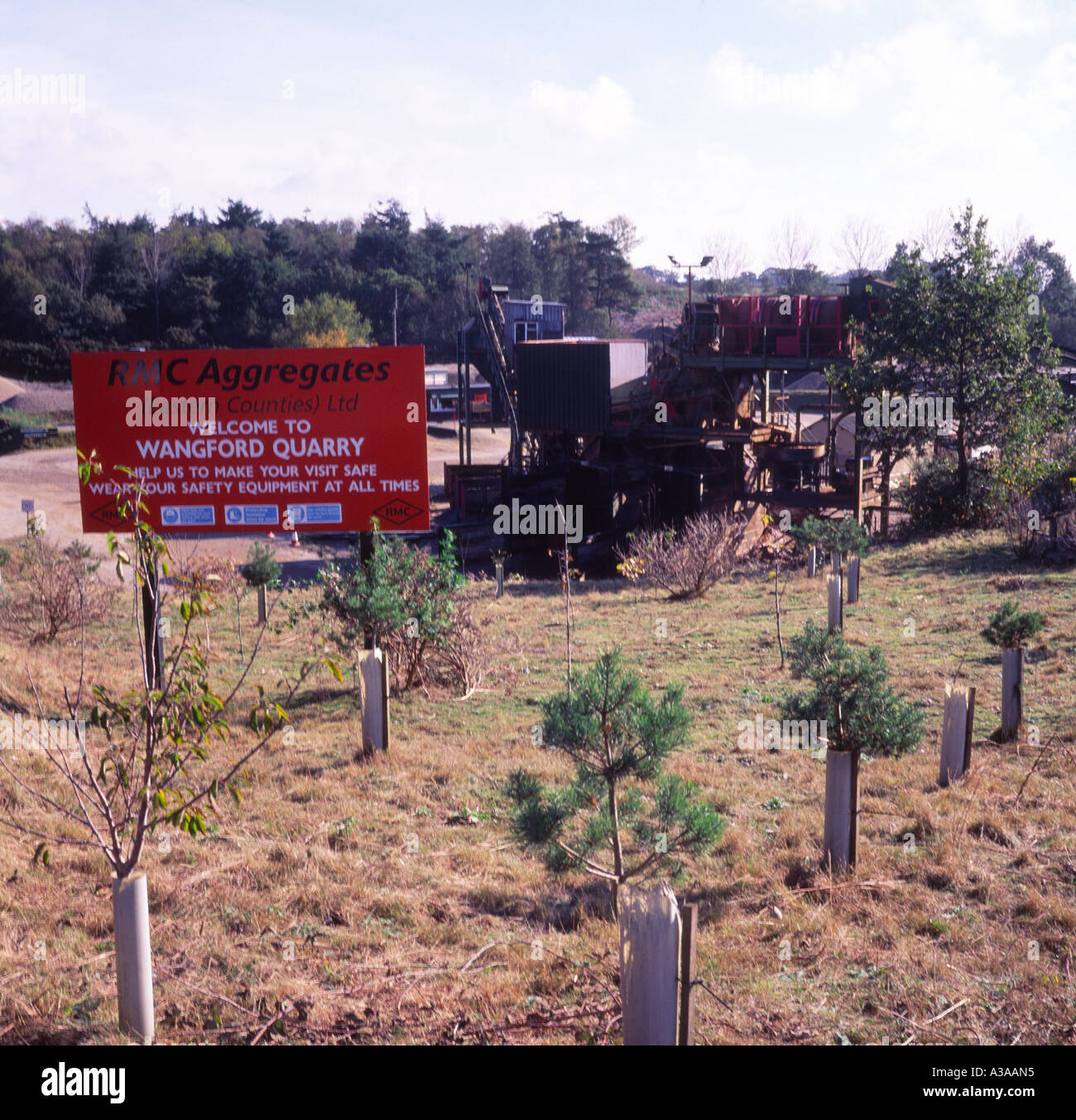 Wangford gravel quarry Suffolk England Stock Photo - Alamy