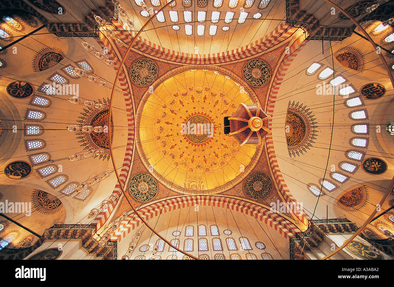 Blue Mosque interior Istanbul Turkey Stock Photo - Alamy