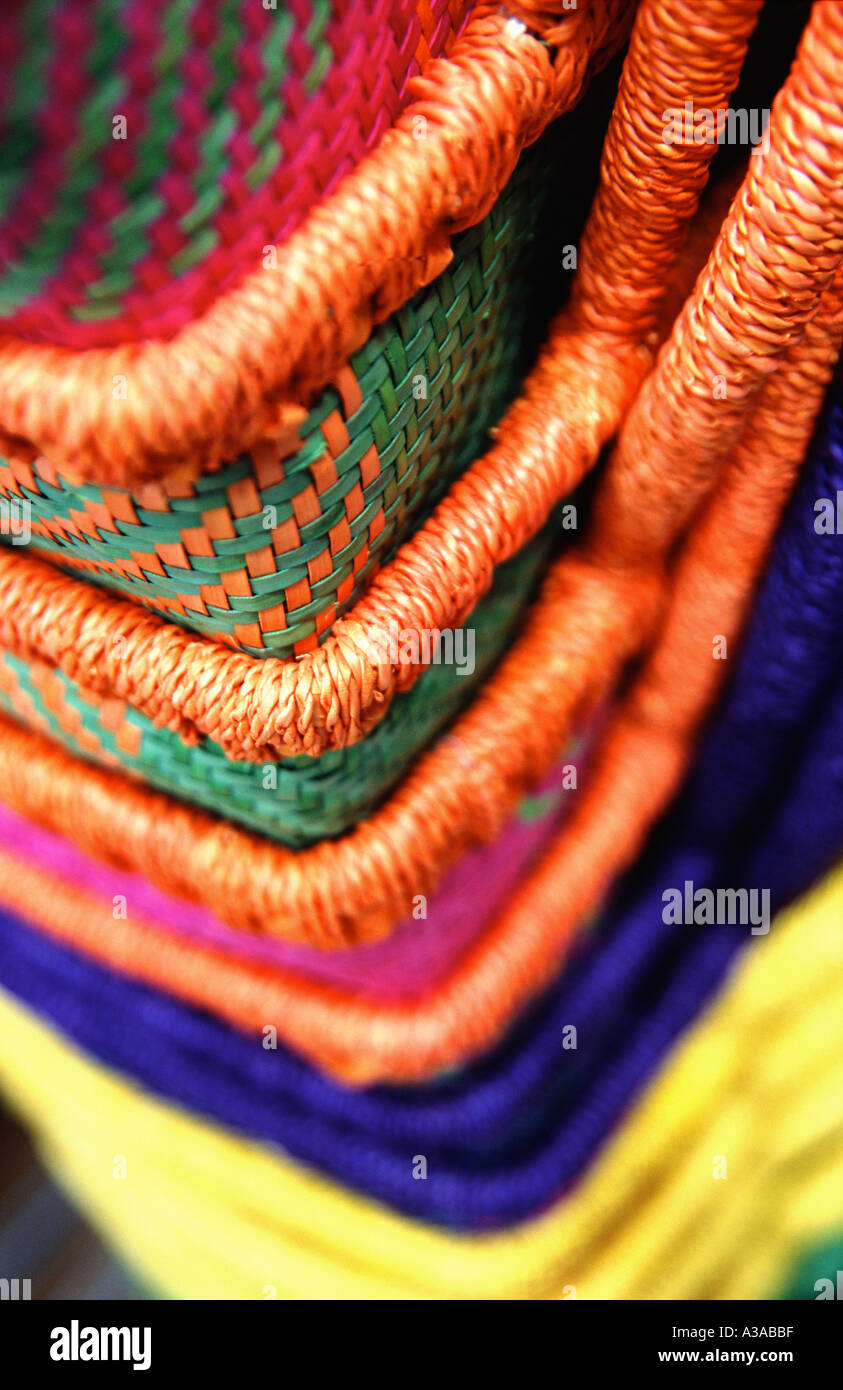 Collection of coloured baskets for sale in Jeremy's Home Store in ...