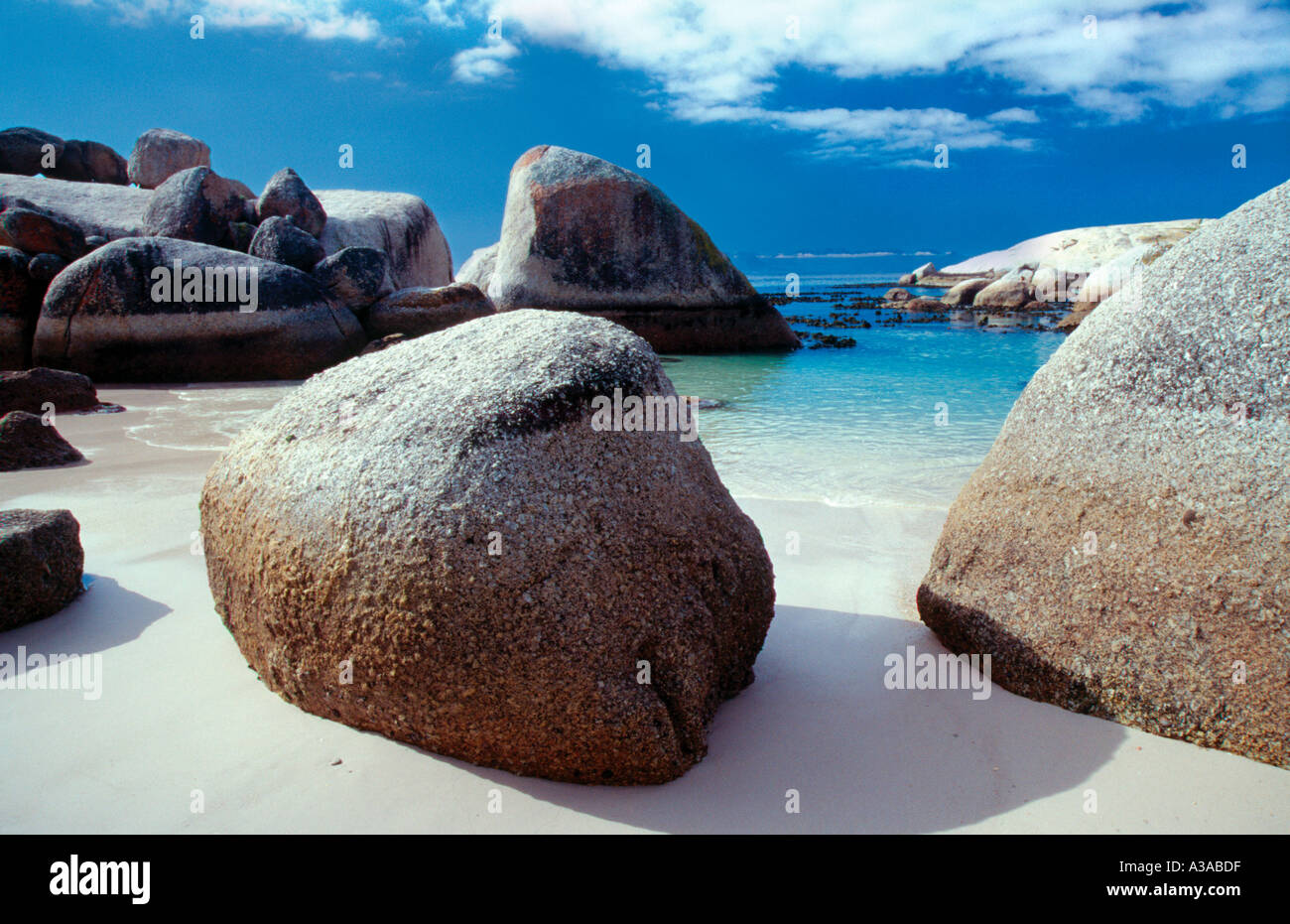 Landscape Beach Boulders Stock Photo - Alamy