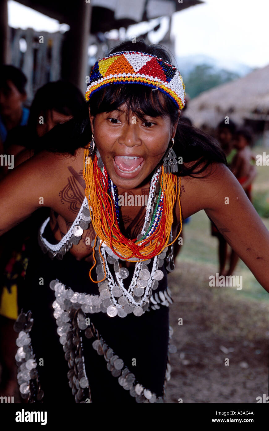 Tattoo tribe embera hi-res stock photography and images - Alamy
