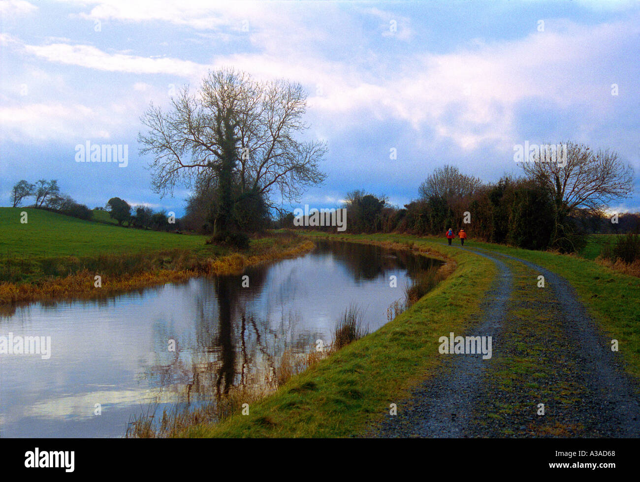 Canal Walk Ireland Stock Photo - Alamy
