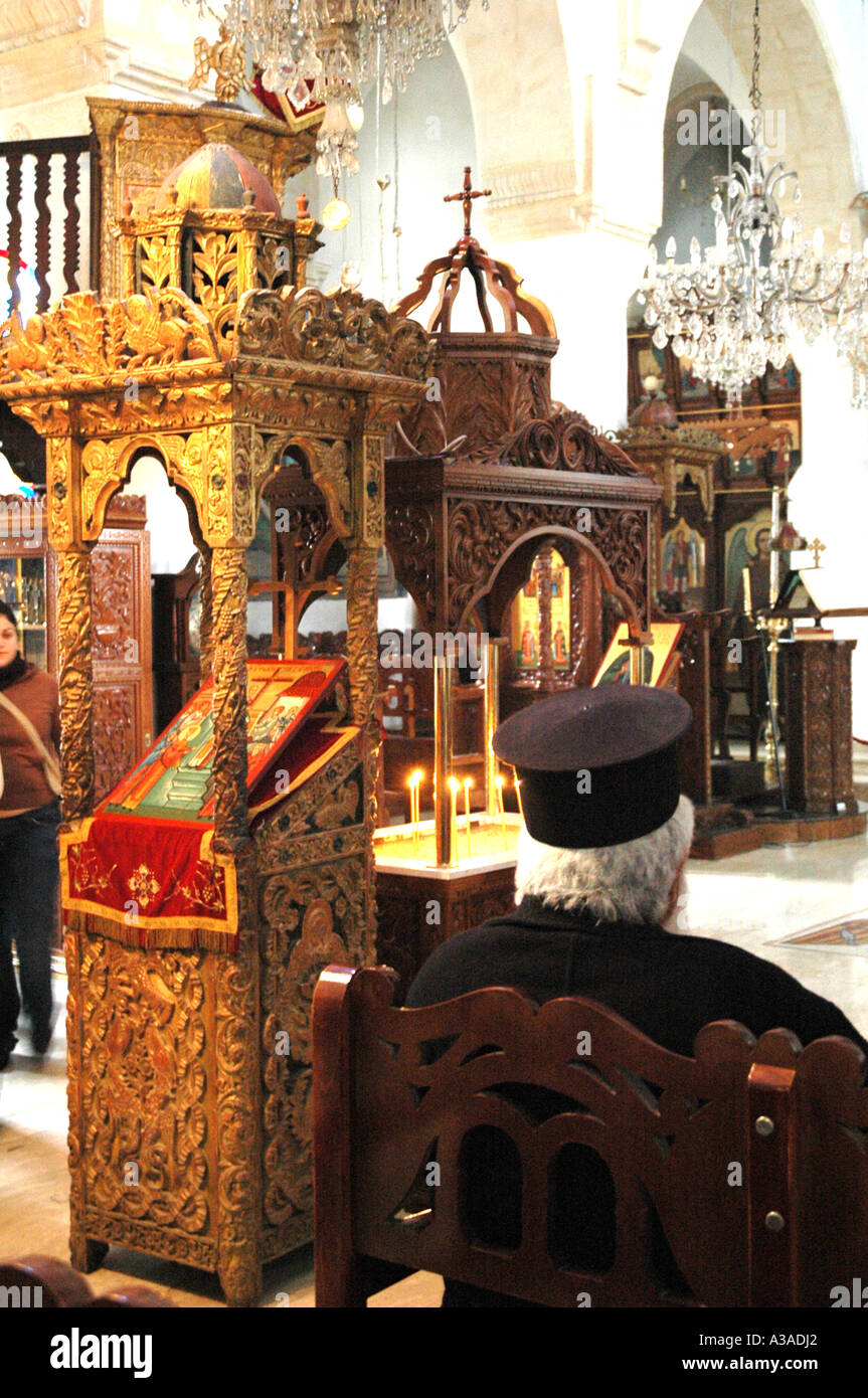 Interior church greek orthodox hi-res stock photography and images - Alamy