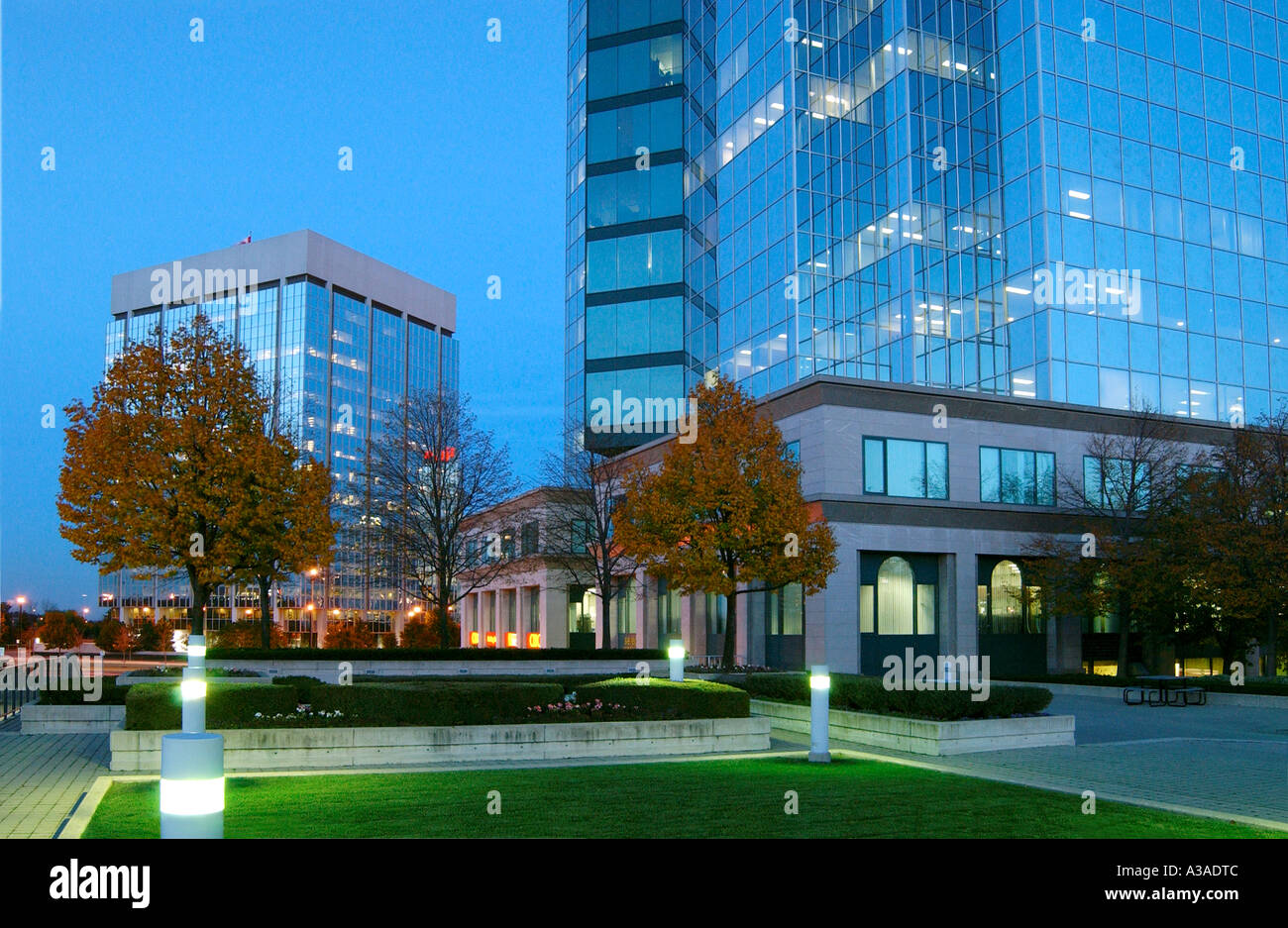 BIBC building in forefront and Executive Centre towers in the ...