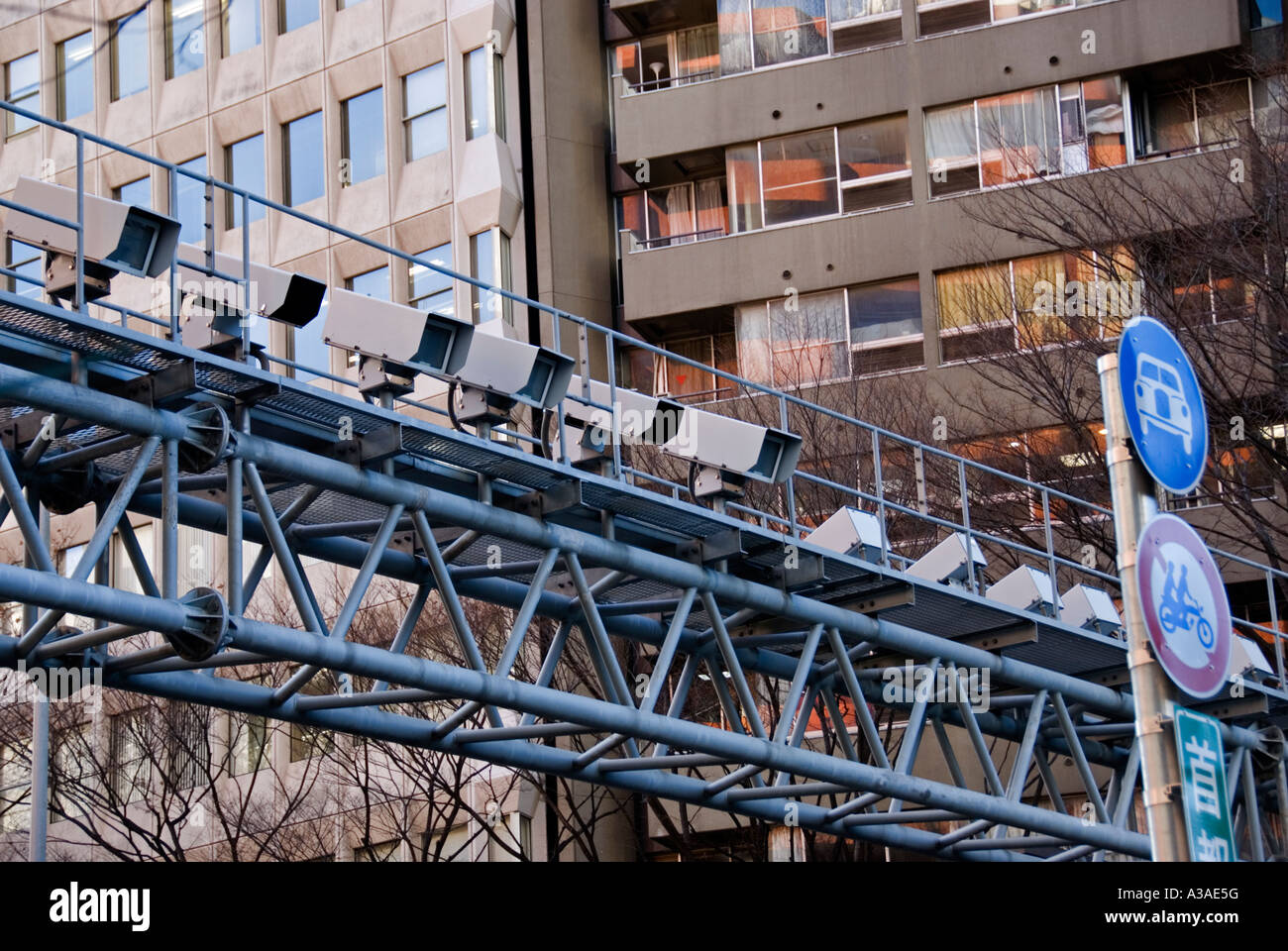 Traffic monitoring cameras, Tokyo, Japan Stock Photo - Alamy