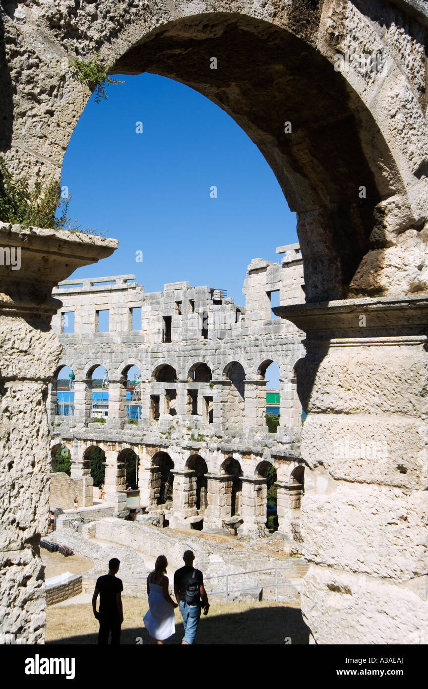The Balkans Croatia Istria Coast Pula 1st Century Roman Amphitheatre ...