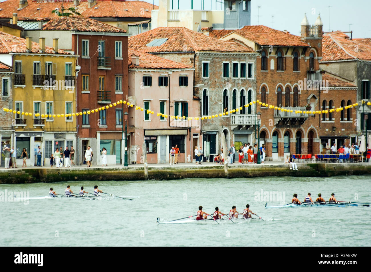 Historic rowing regatta on grand hi-res stock photography and images ...