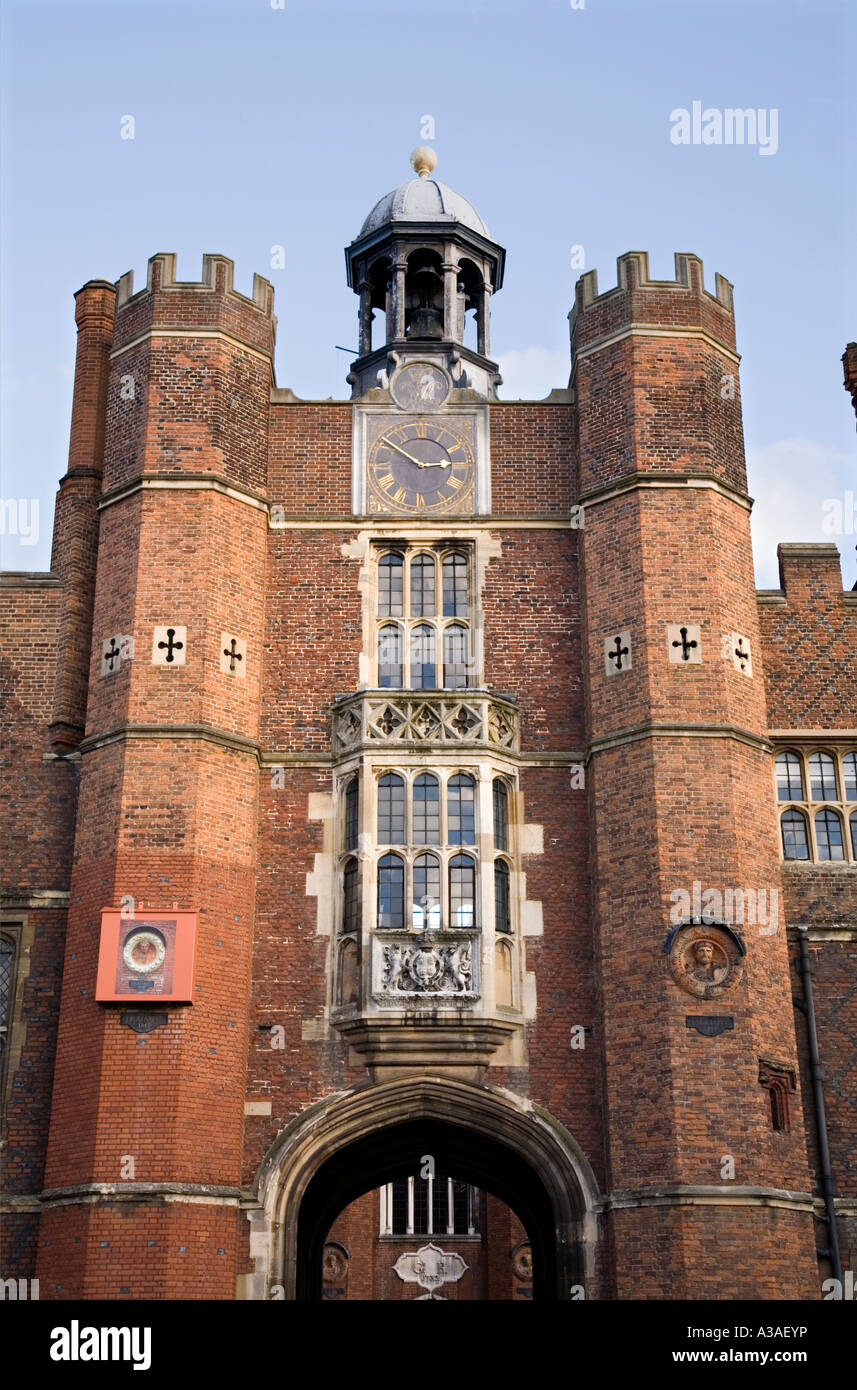 Base Court clock tower with terracotta roundels heads by Italian ...