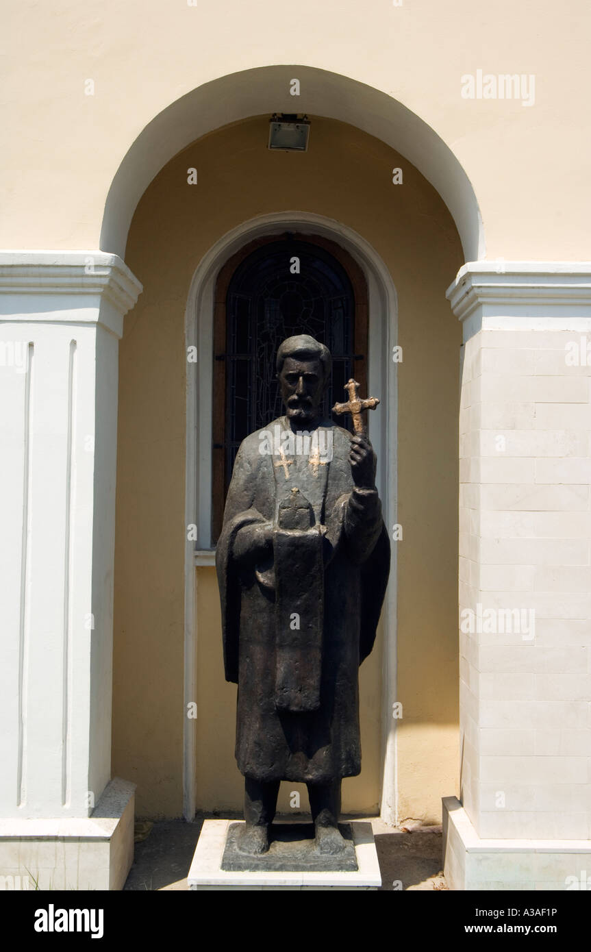The Balkans Serbia Novi Sad Orthodox Church Religious Statue Stock ...