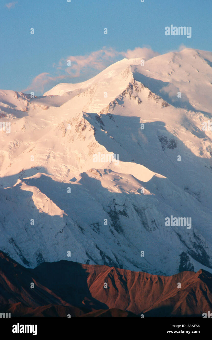 Denali National Park, Alaska, USA, Mt McKinley, North and South Summits ...