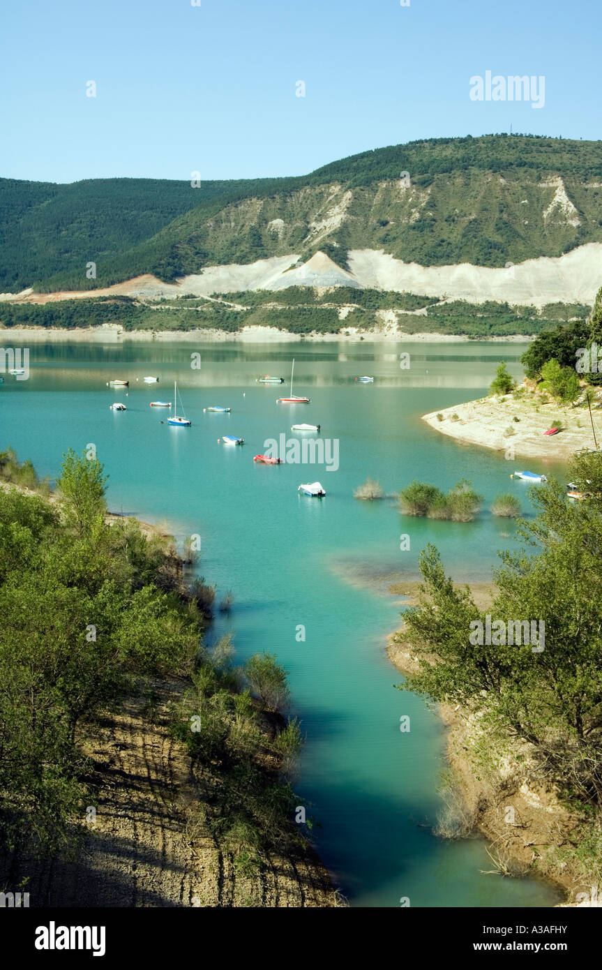 Spain Aragon Lake Yesa Stock Photo - Alamy