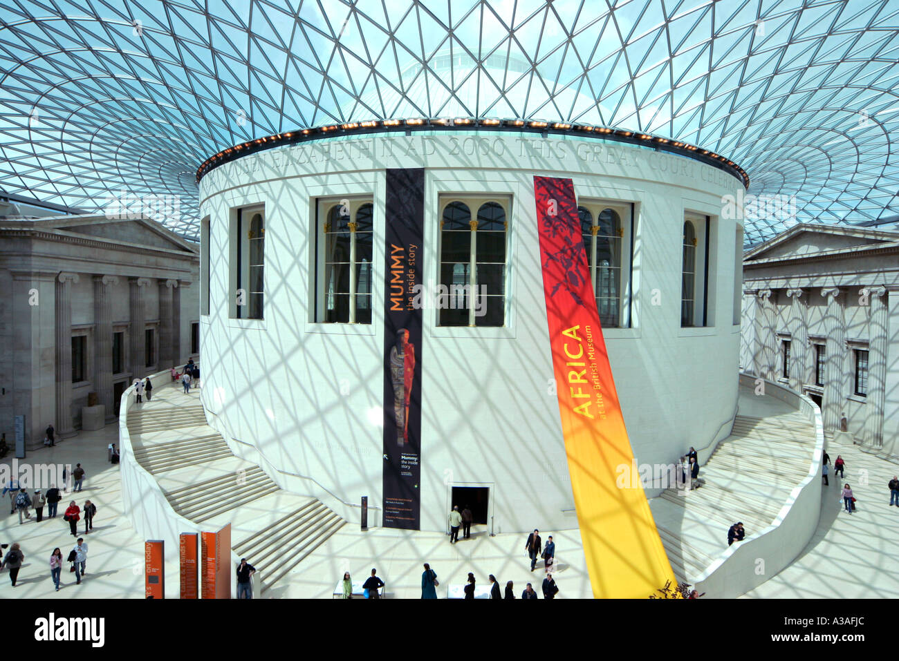 The Great Court at the British Museum London UK Stock Photo - Alamy