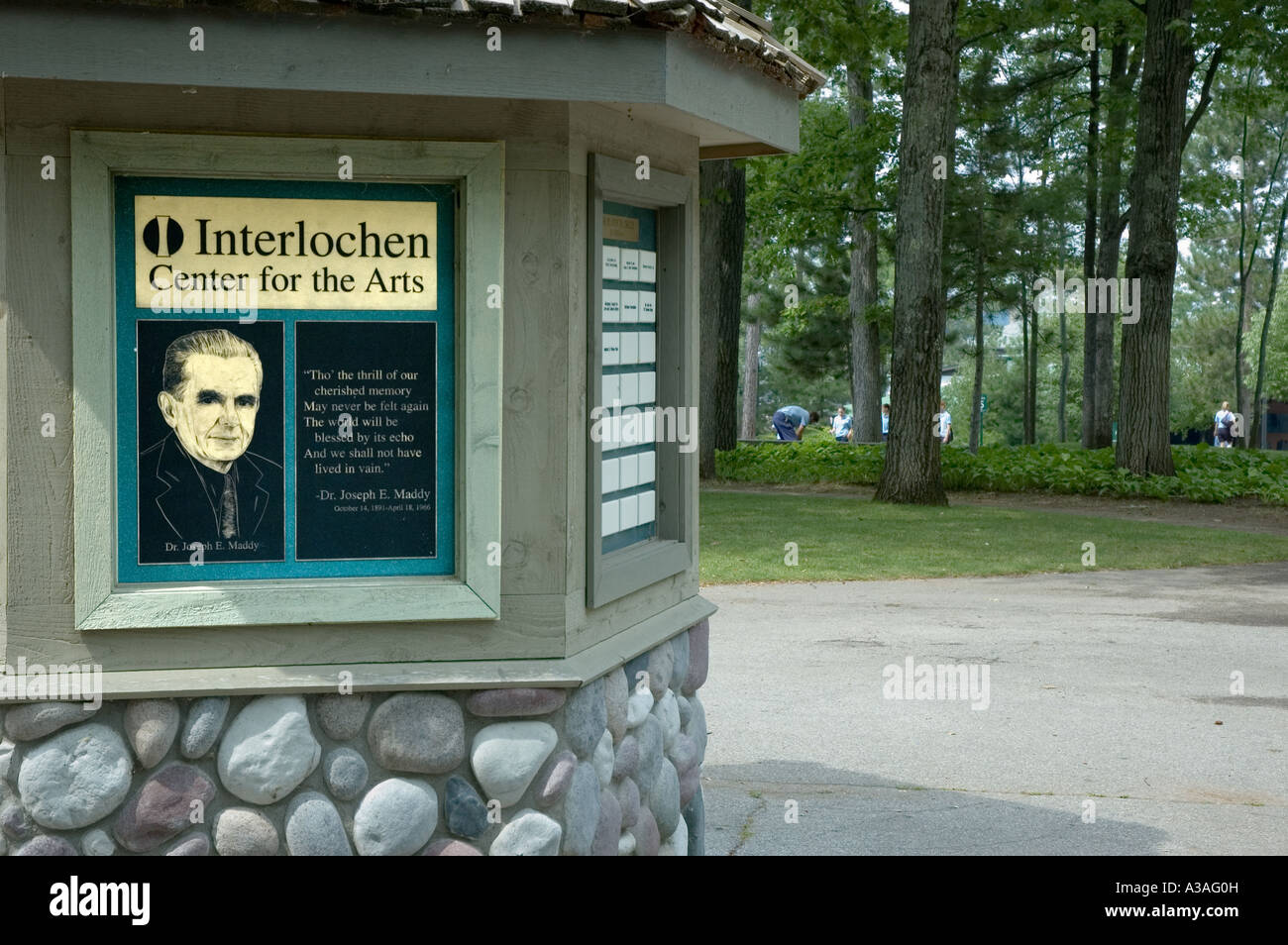 P33 010 Interlochen Center For The Arts Kiosk - Traverse City Michigan ...
