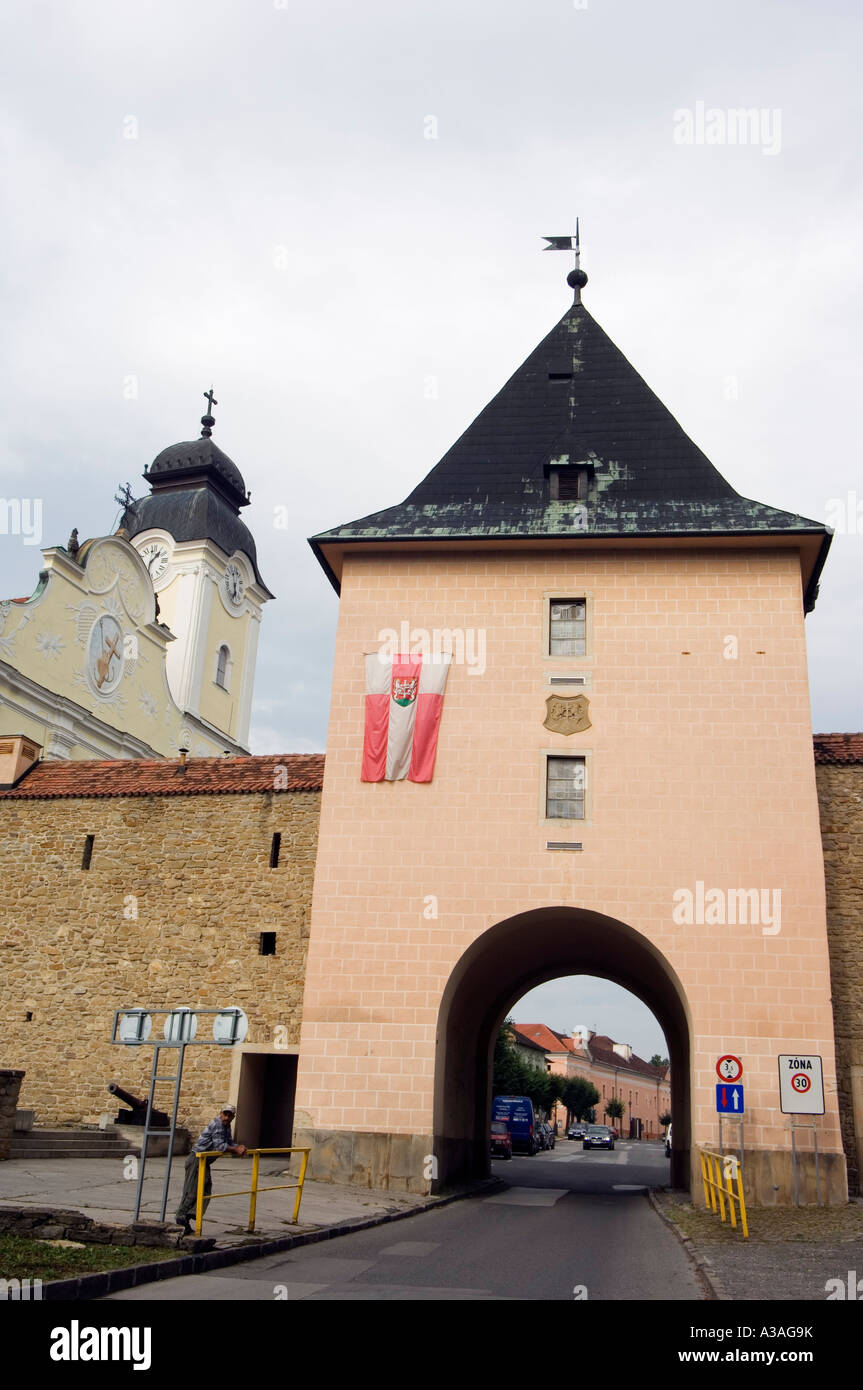 Slovakia Levoca Old Town City Walls and Gate Stock Photo - Alamy