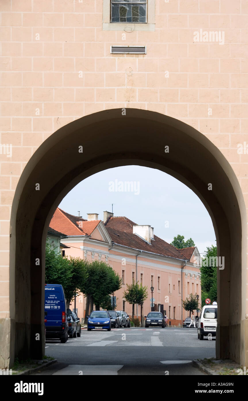 Slovakia Levoca Old Town City Walls and Gate Stock Photo - Alamy