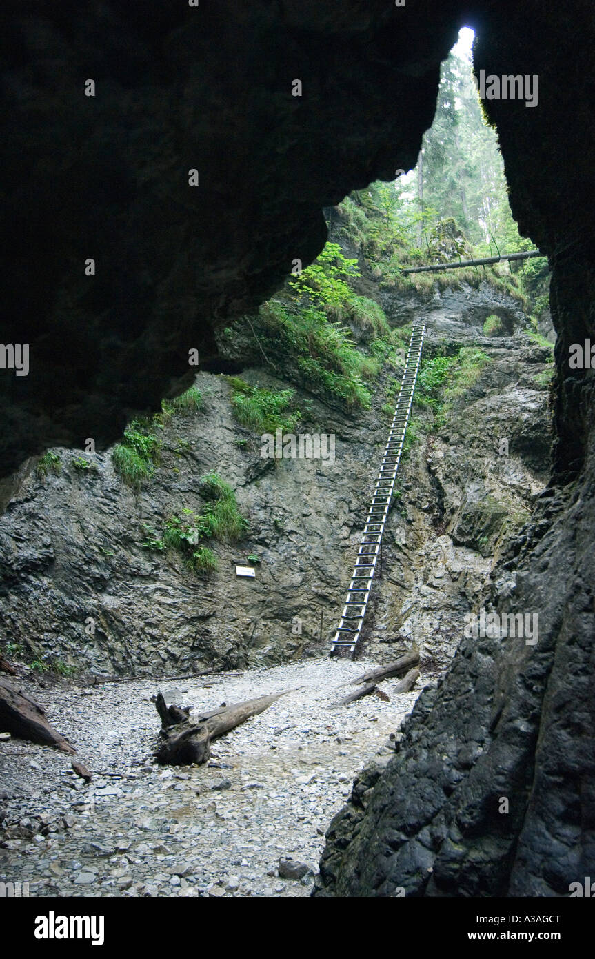 Slovakia Slovensky Raj Slovak Paradise National Park Horad River Gorge ...